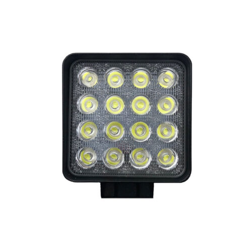 Faro Neblinero LED, Cuadrado 16 Diodos – TITANIC